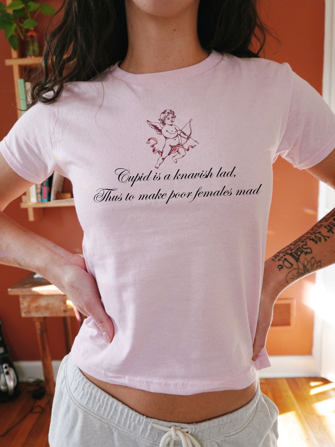 Shakespeare Coquette Aesthetic Bookish Y2k Cotton Baby Tee * A ...