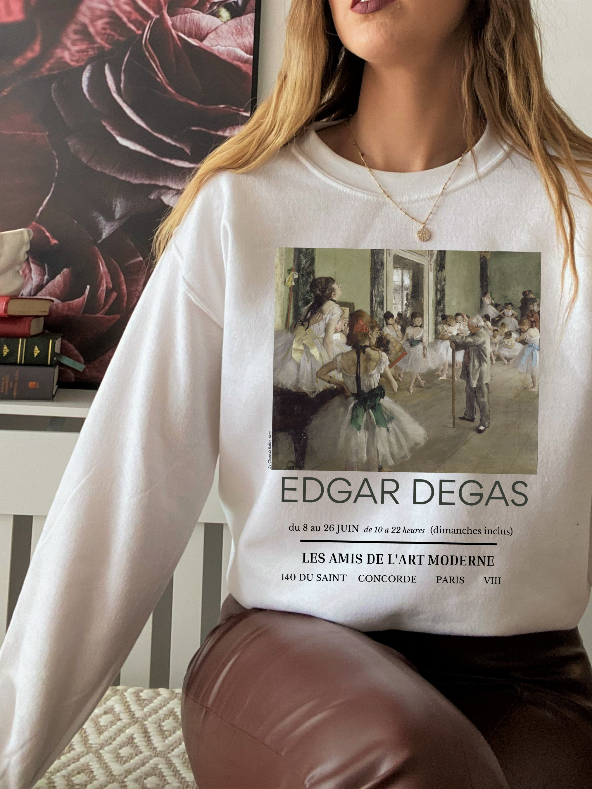 Edgar Degas Museum Exhibit Poster Ballerina Balletcore Light Academia ...