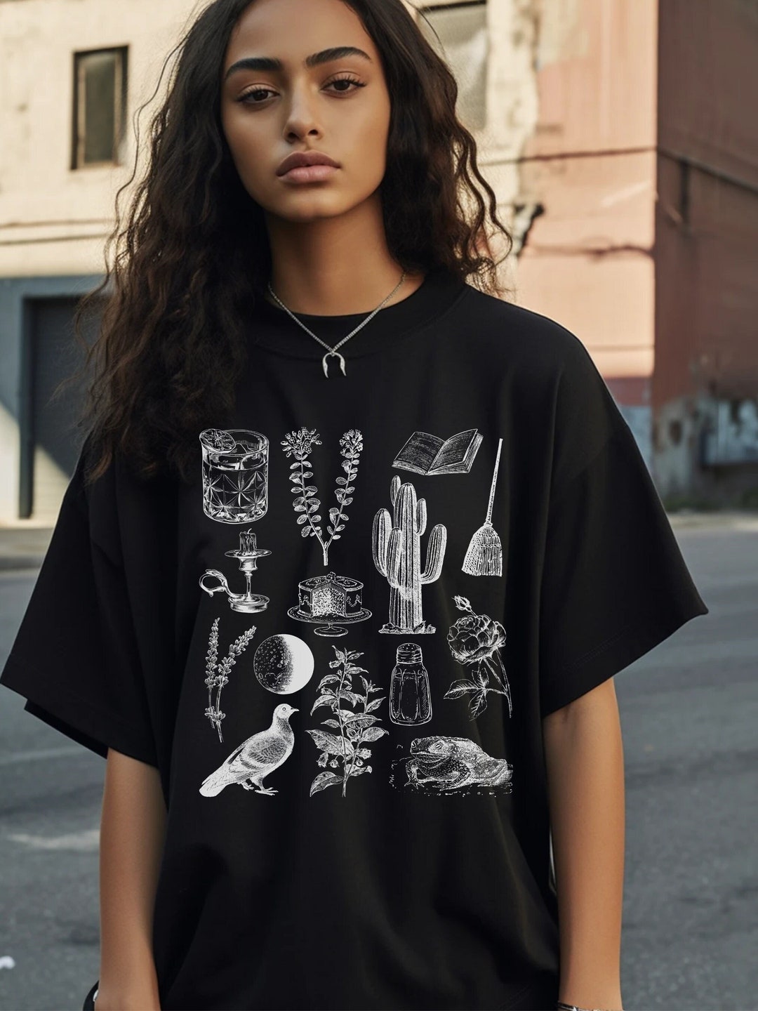 Practical Magic Icons Chart Subtle Book Tee Shirt Tshirt * Owens ...