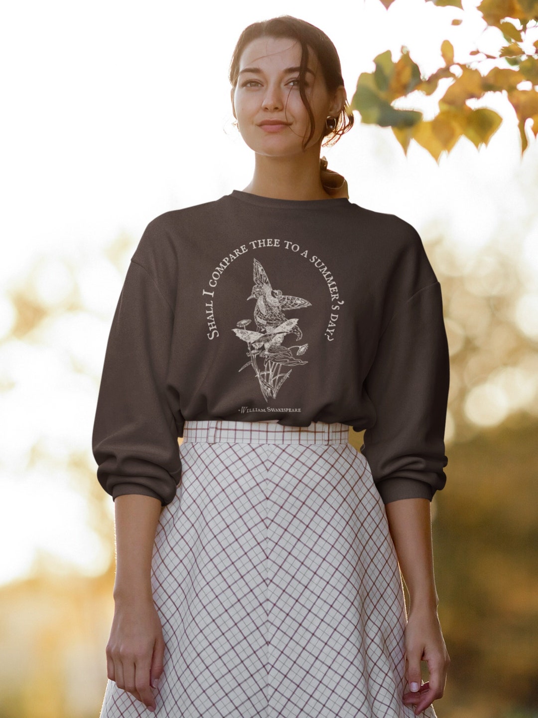 Shakespeare Sonnet Sweatshirt * Summer's Day Hoodie * Subtle Bookish ...
