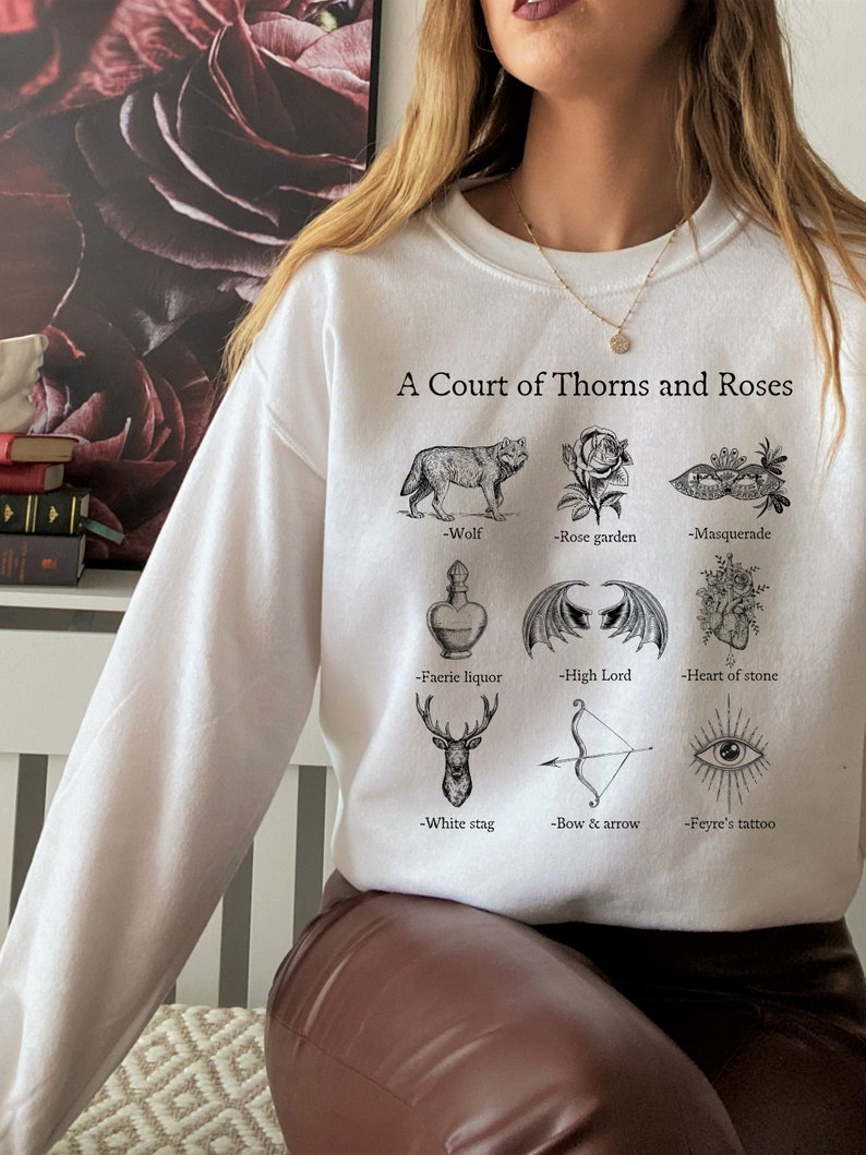 ACOTAR ACOMAF Icon Chart SJM Merch Sweatshirt Inner Circle - Etsy