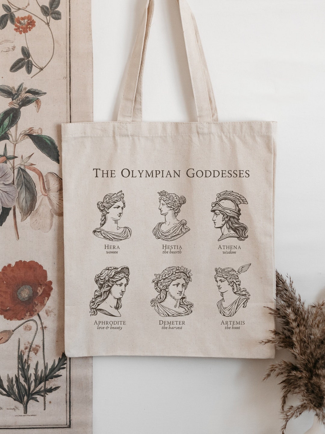 The Goddesses Greek Mythology Classic Literature Tote Bag * Athena ...