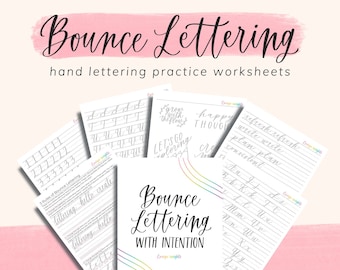 THE VIOLET: Printable Handwriting Worksheets PDF File Only - Etsy