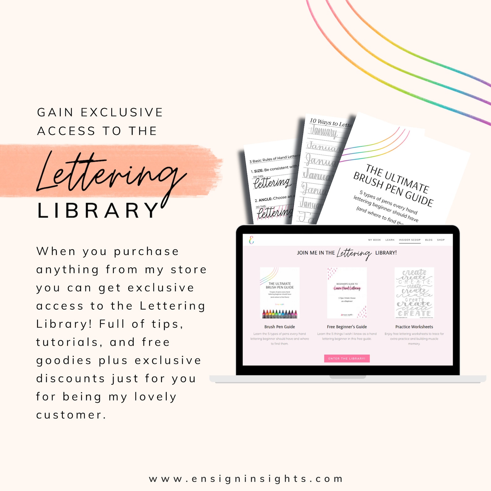 Chunky Print Lettering Worksheets Brush Lettering Lettering - Etsy