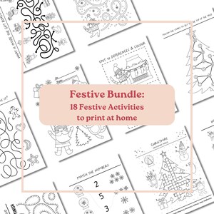 Printable Kids' Christmas Letter to Santa Template With 18 Festive ...