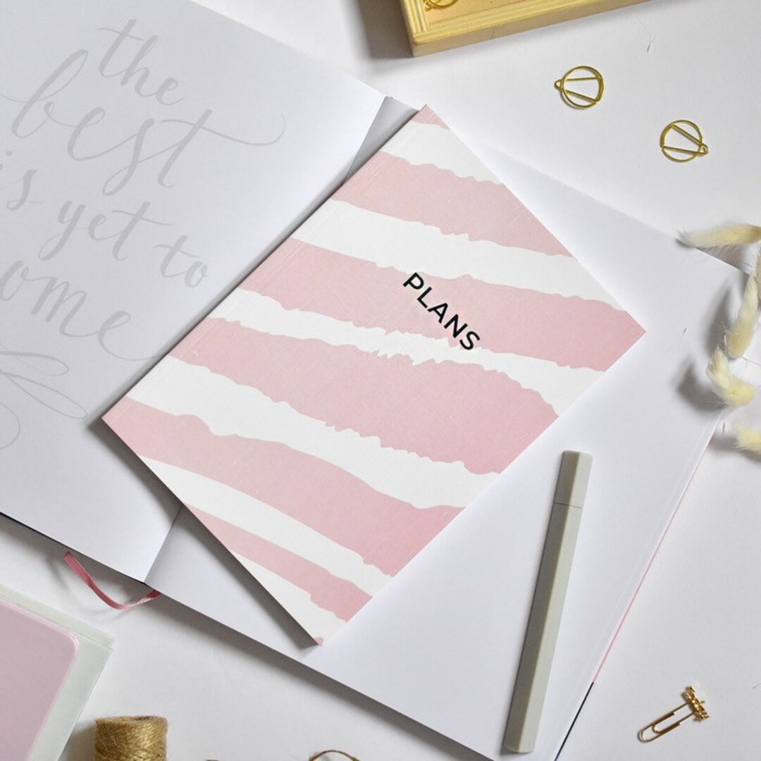 A5 Notebook Animal Print Plans Pink Zebra Journal - Etsy