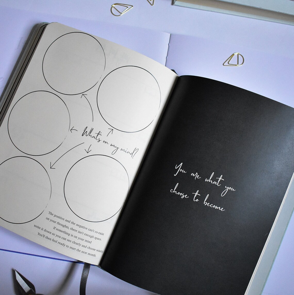 Gratitude Journal With Gold Detail and Recycled Cloth Cover - Etsy