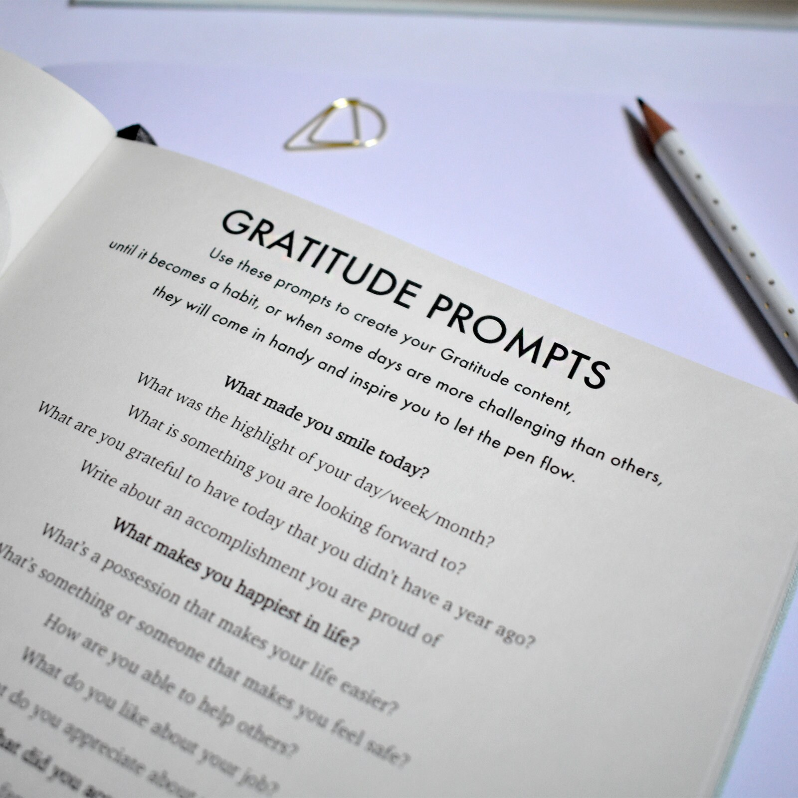 Gratitude Journal With Gold Detail and Recycled Cloth Cover - Etsy