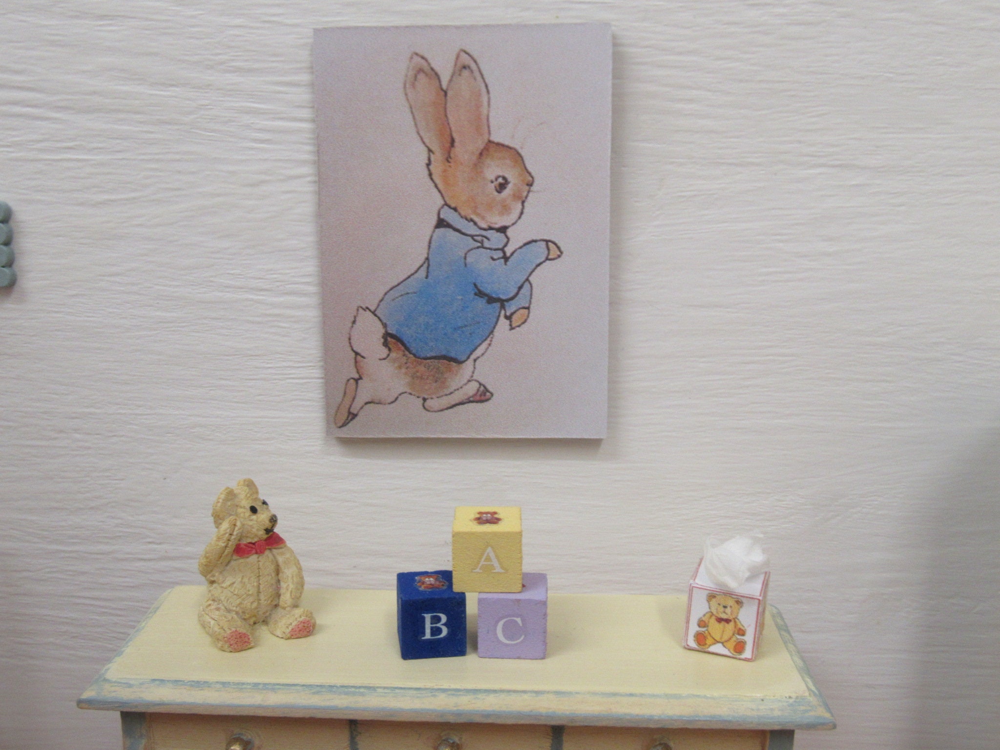Dolls House Nursery Picture Peter Rabbit Theme Miniature | Etsy