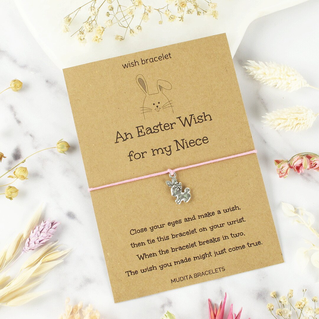 Easter Wish for Niece, Easter Wish Bracelet, Easter Wish, Easter Gift ...