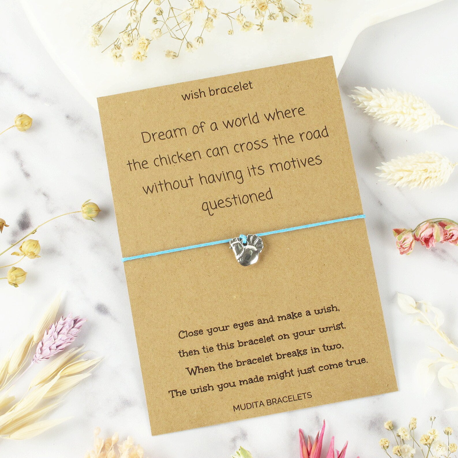 Funny Chicken Wish Bracelet Friendship Bracelet Chicken | Etsy