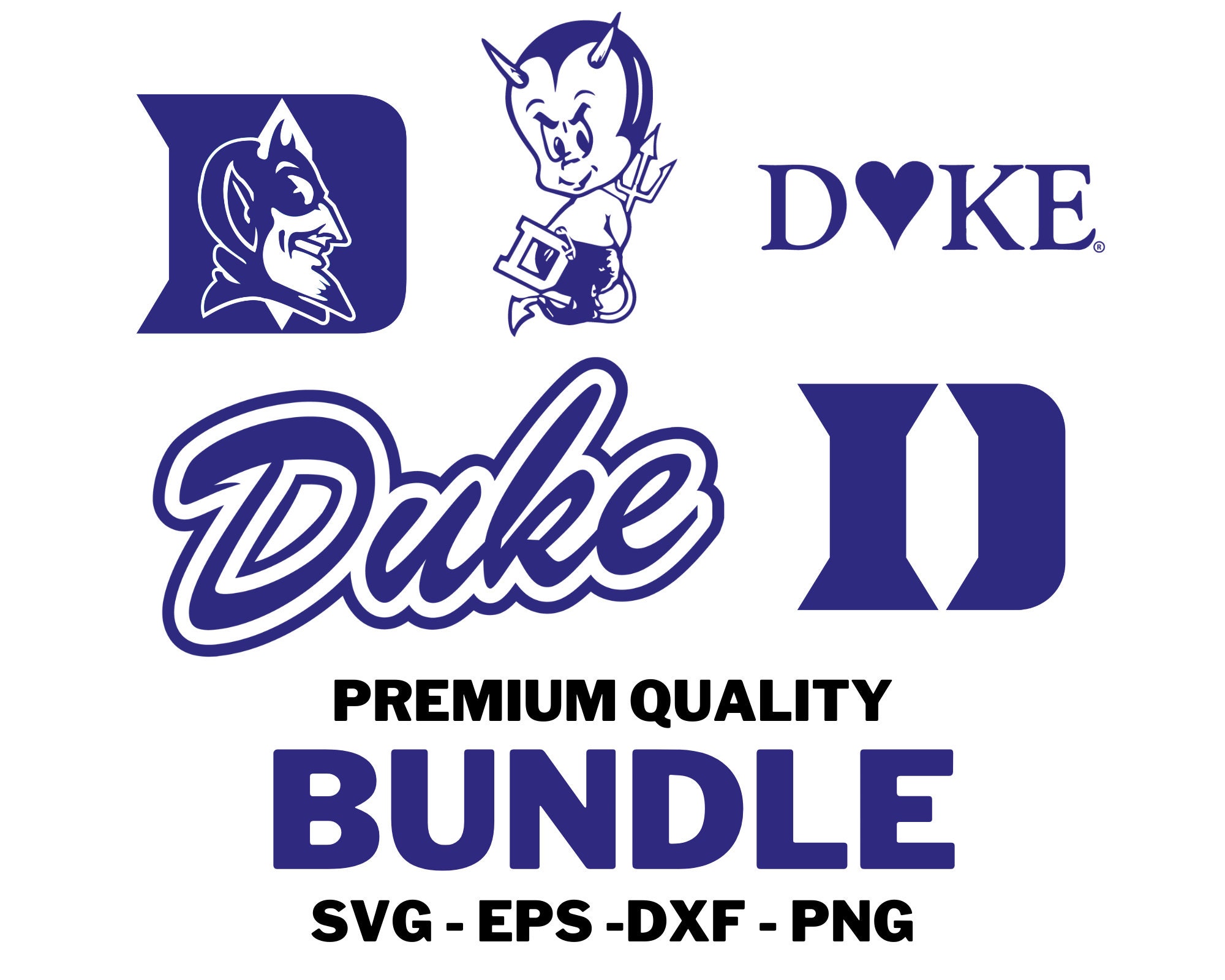 Duke Blue Devils svg png dxf eps Basketball Team Duke | Etsy
