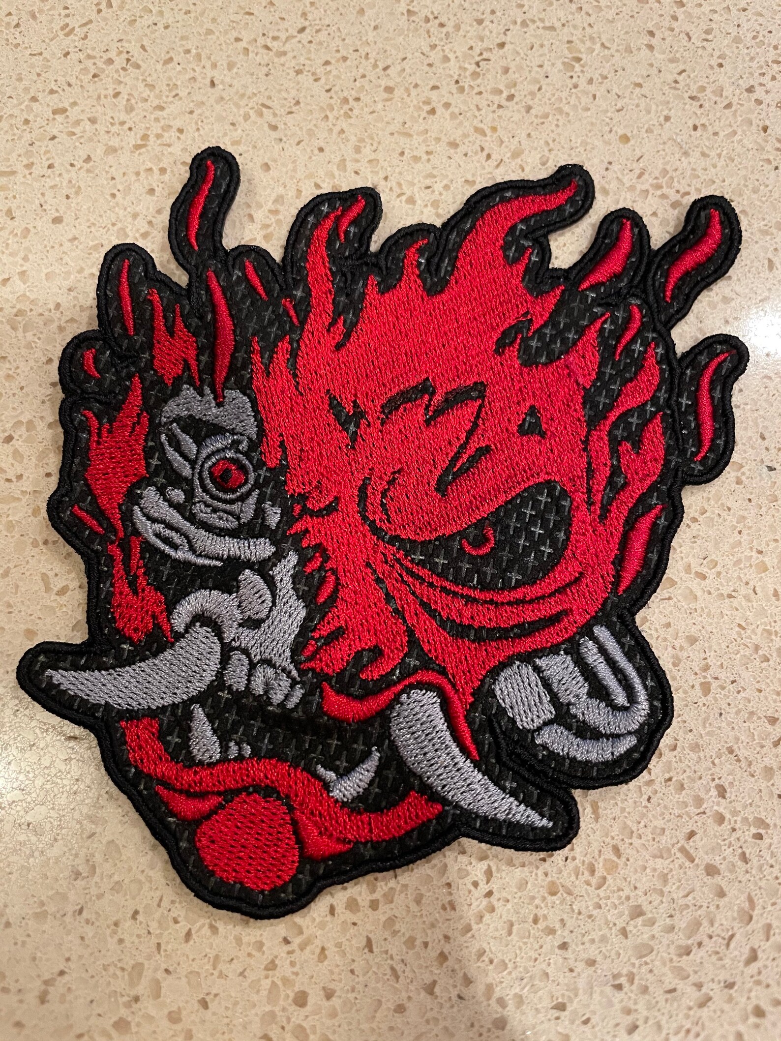 Oni Demon Patch Cyber Demon Samurai - Etsy
