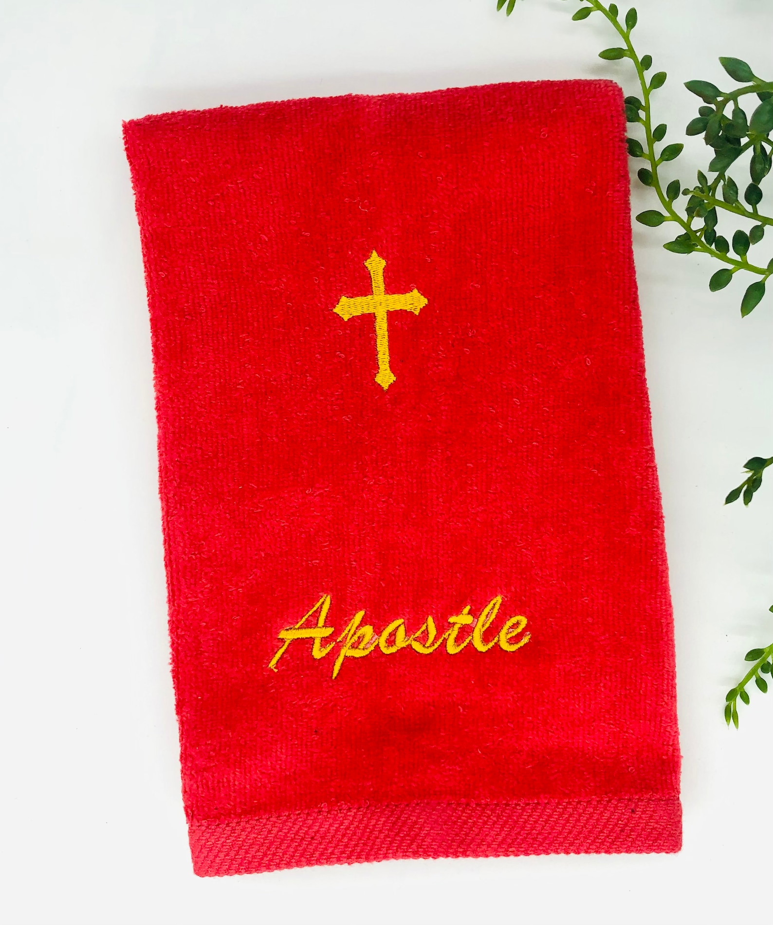 Embroidered Apostle Fingertip Towels With Holy Cross Make an Excellent ...