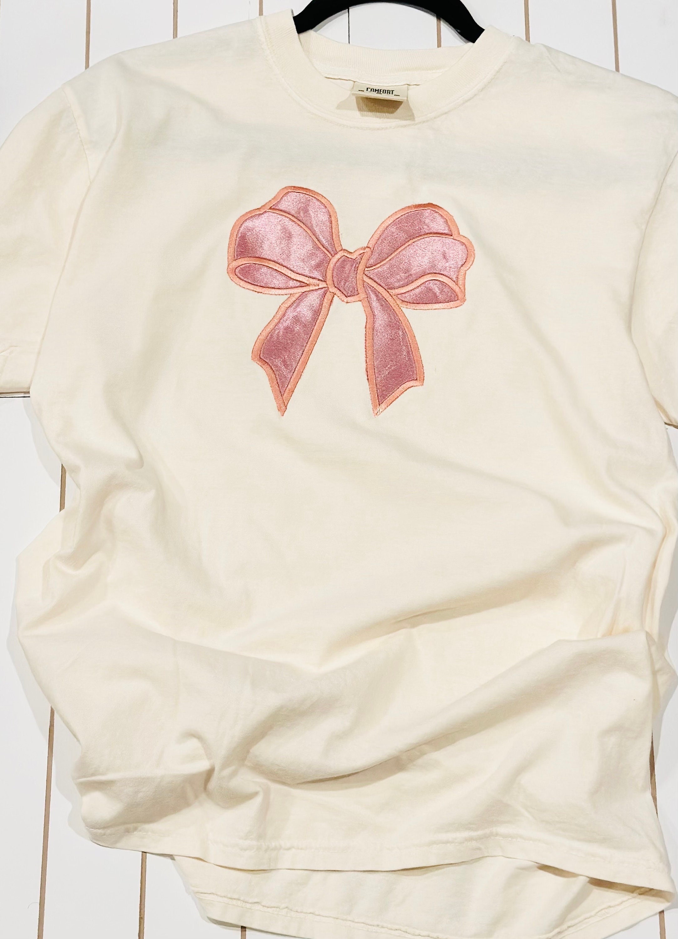 Coquette Top Ballet Core Coquette Clothes Comfort Colors Embroidered T ...