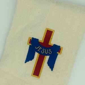 Personalized Embroidered Hand Towels W/jesus Holy Cross, Clergy Towels ...