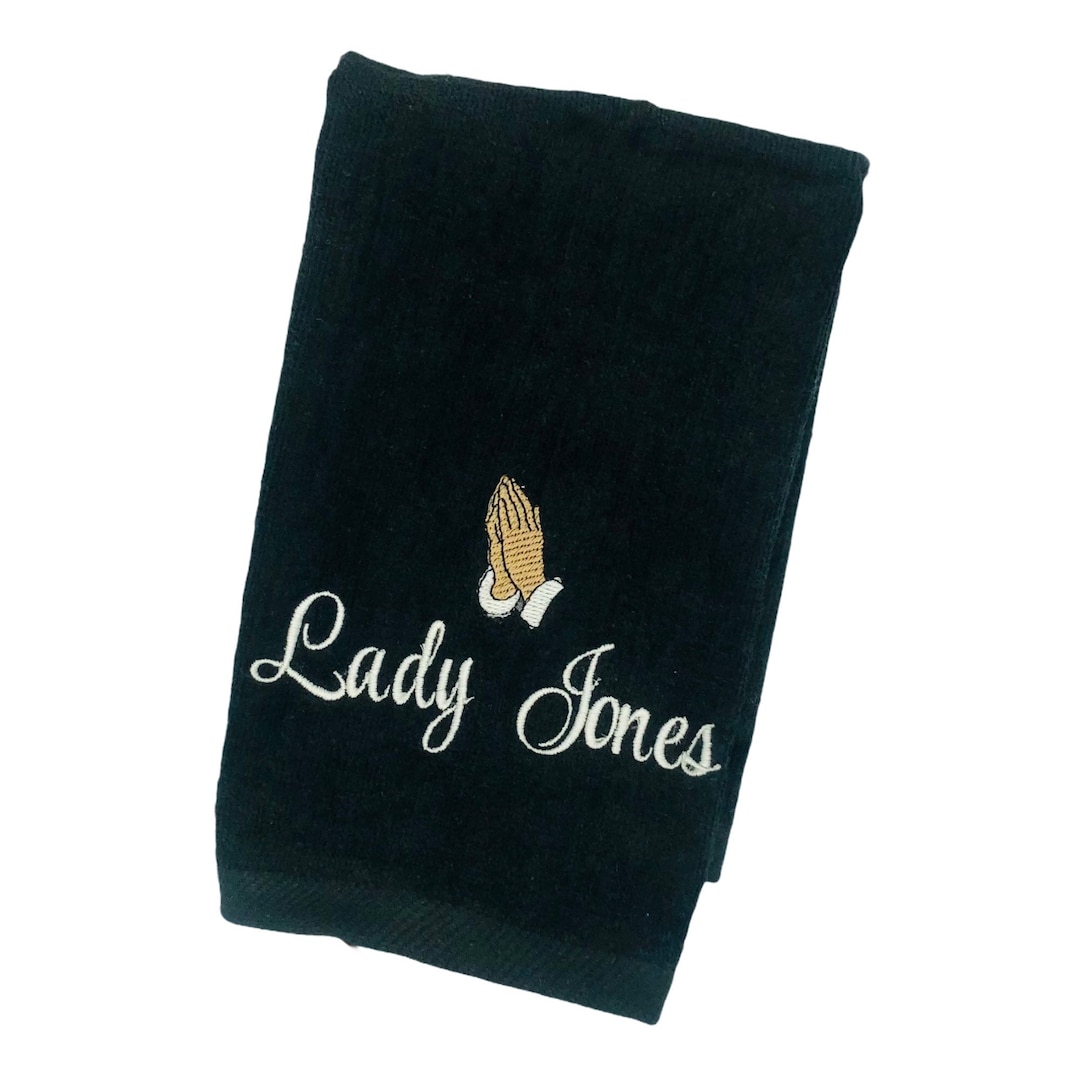 Personalized Embroidered Pastors Towels With Praying Hands, Clergy ...
