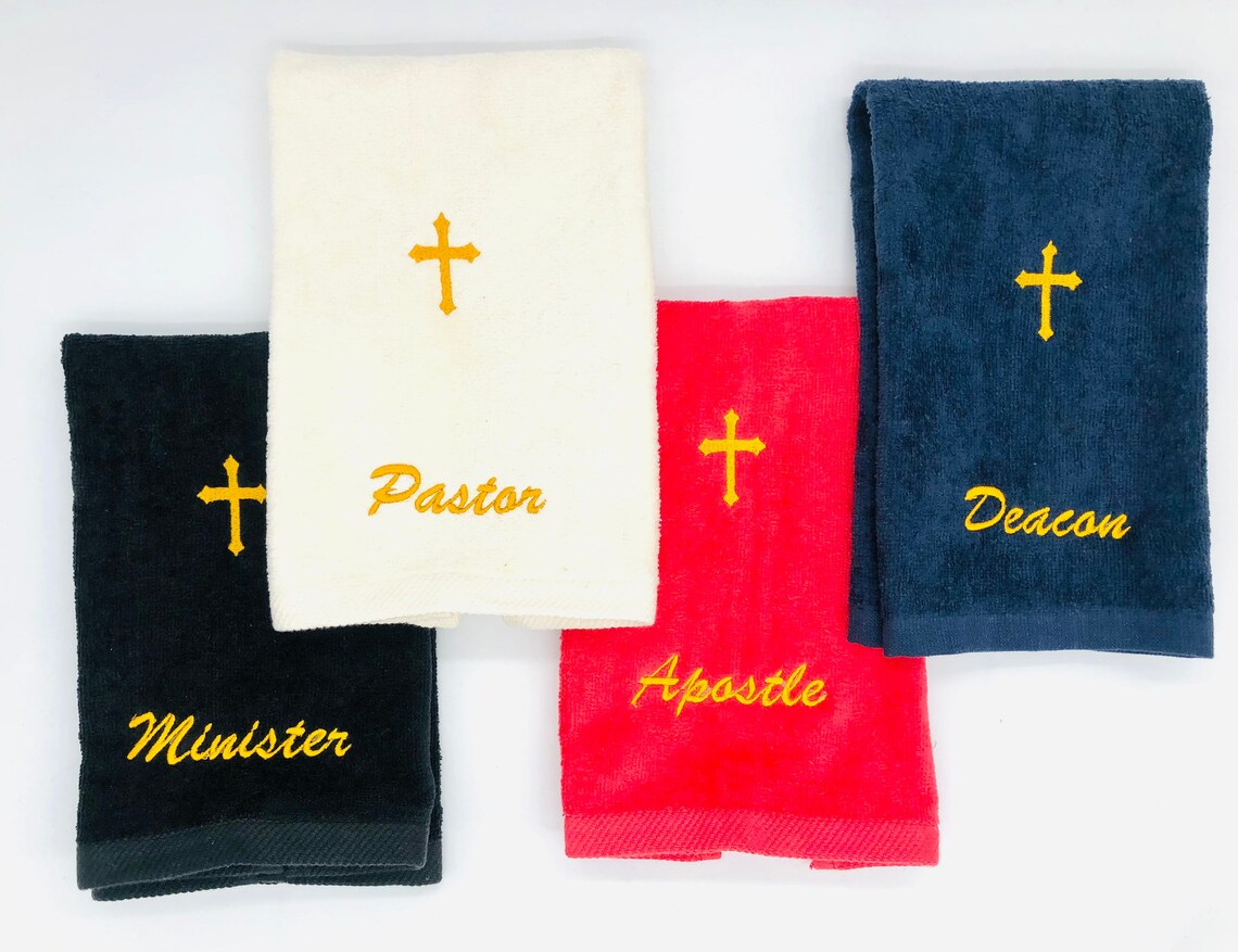 Embroidered Apostle Fingertip Towels With Holy Cross Make an Excellent ...