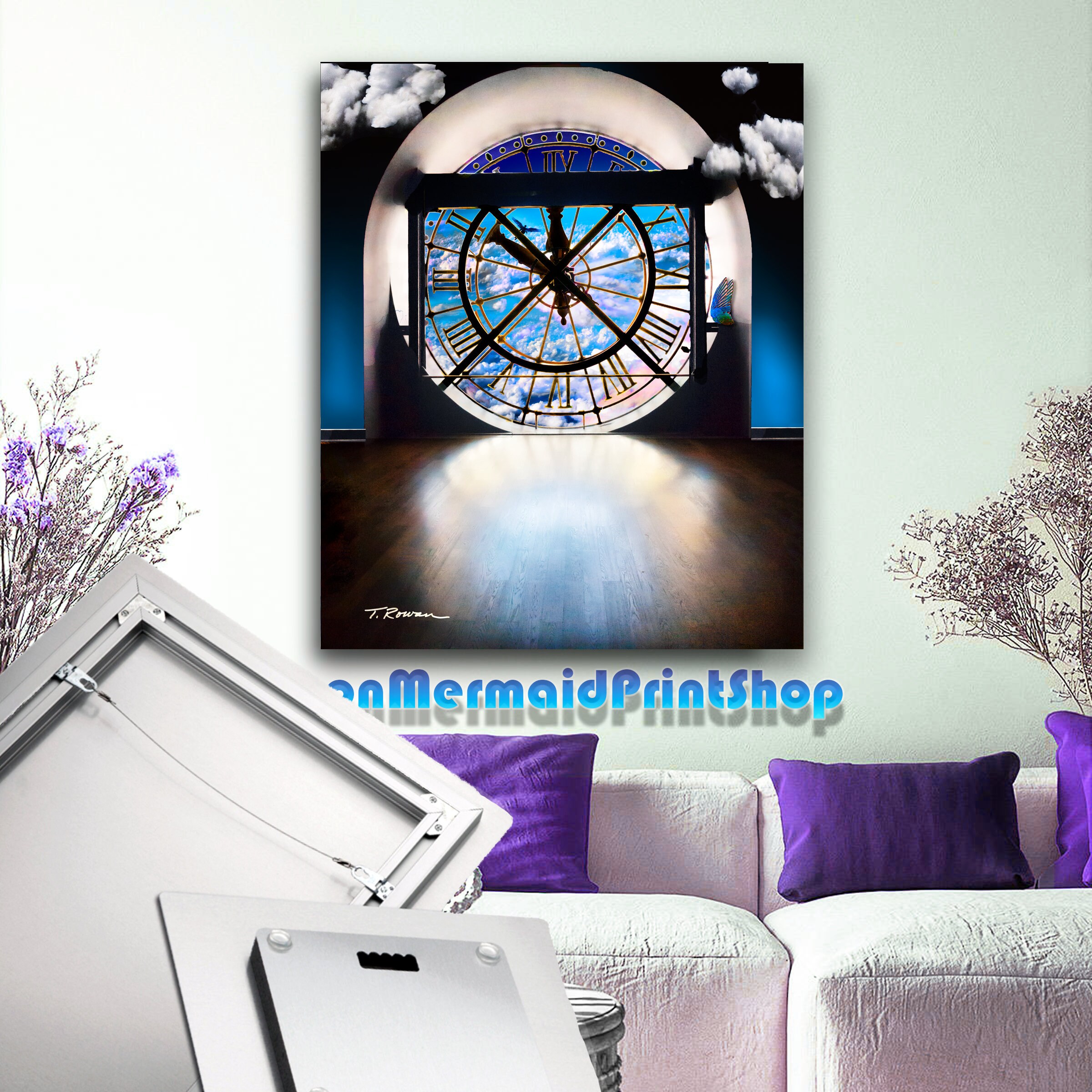 Surreal Collage Art,paris Clock Musee D'orsay,paris Photography,paris ...