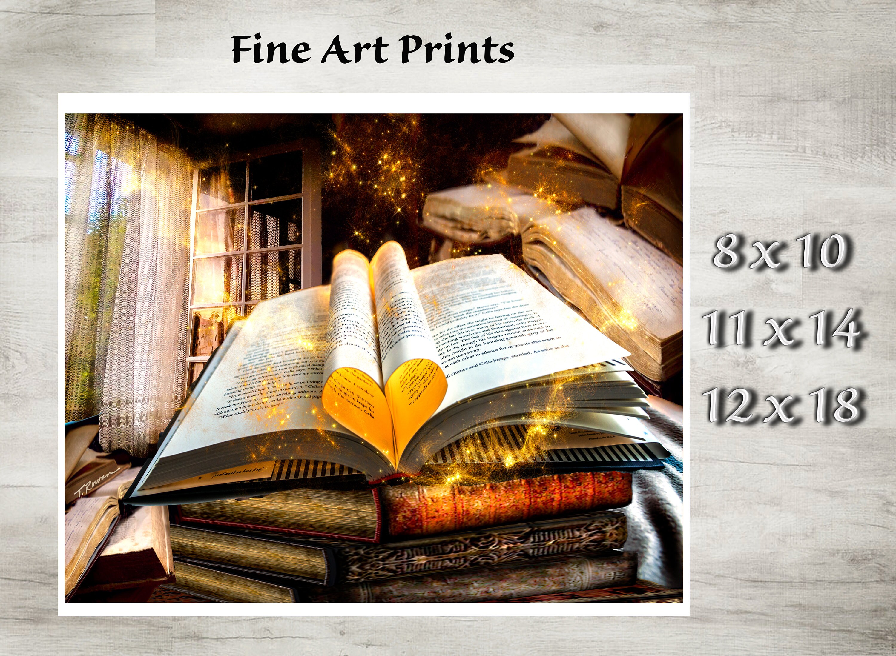 Magic Book With Fairy Lights,open Book Heart Shaped Pages,open Magic ...