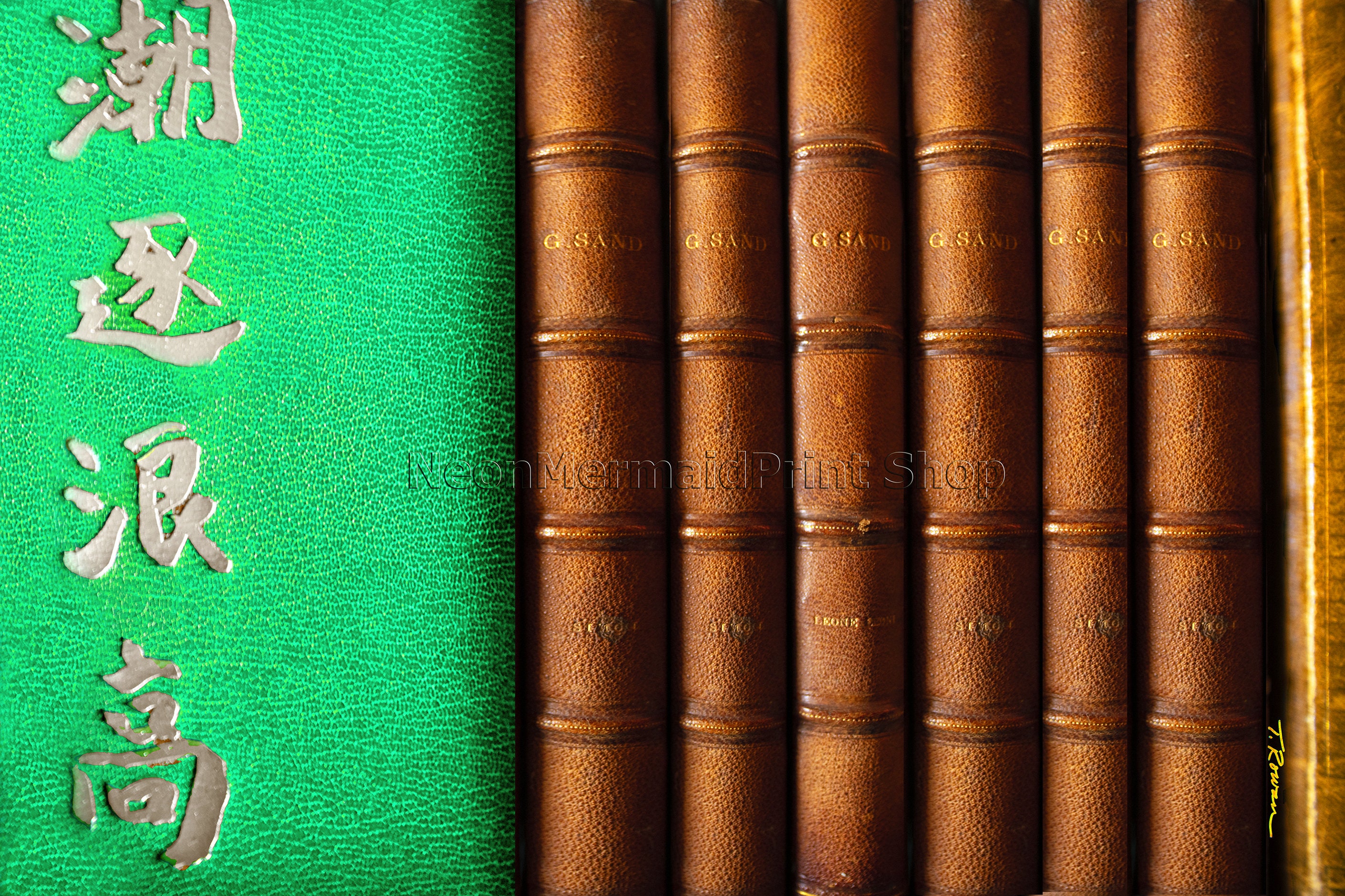 Custom Color Art,book Photography,book Prints,book Lover Gift,book ...