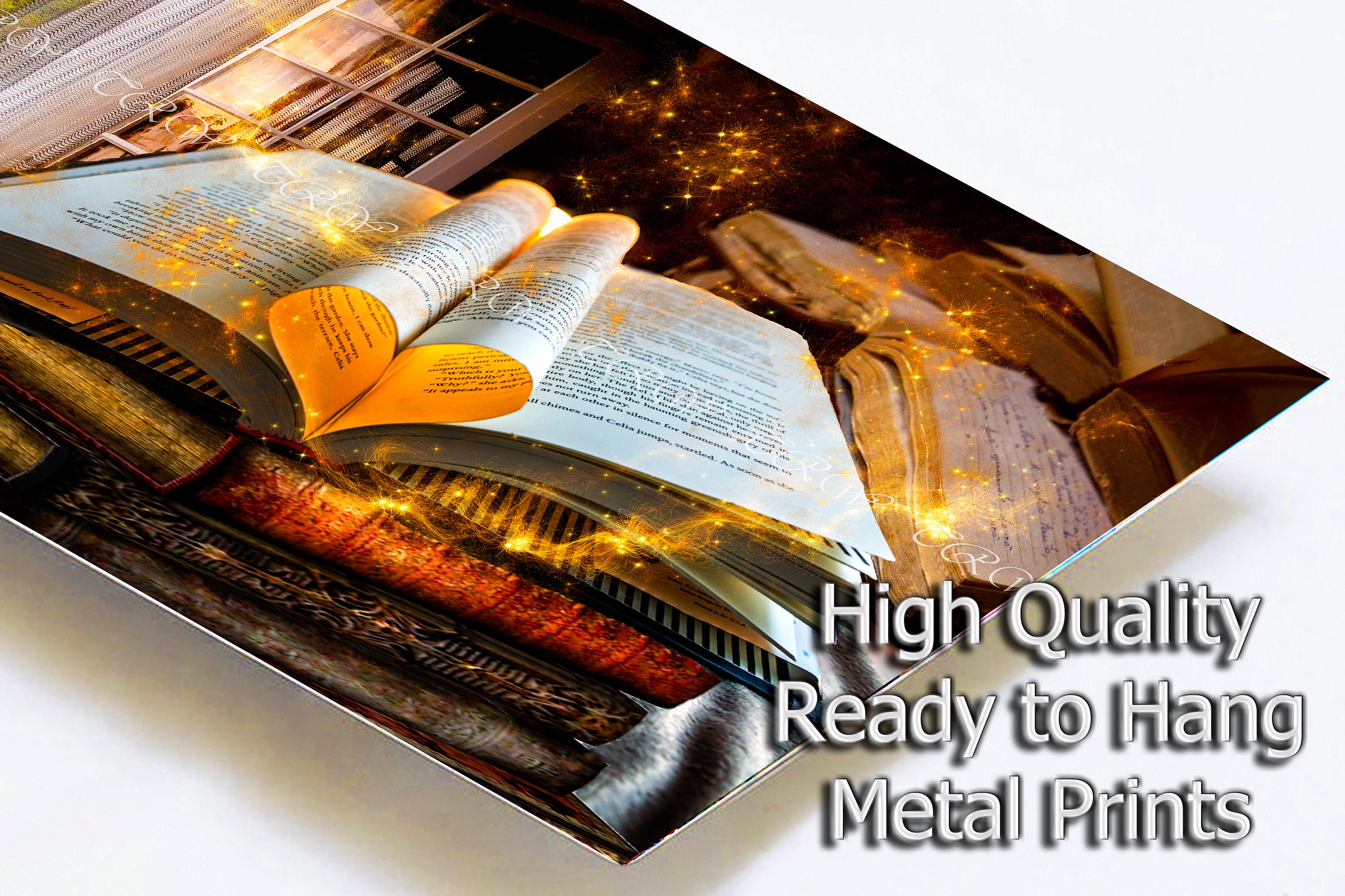 Magic Book With Fairy Lights,open Book Heart Shaped Pages,open Magic ...