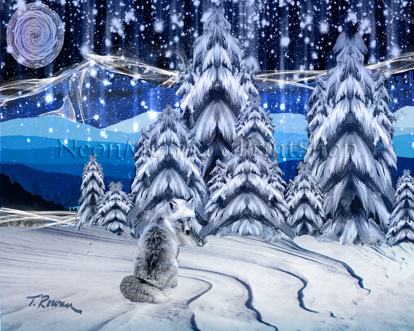 Solstice Art,christmas Art,holiday Art,solstice Print,christmas Print ...