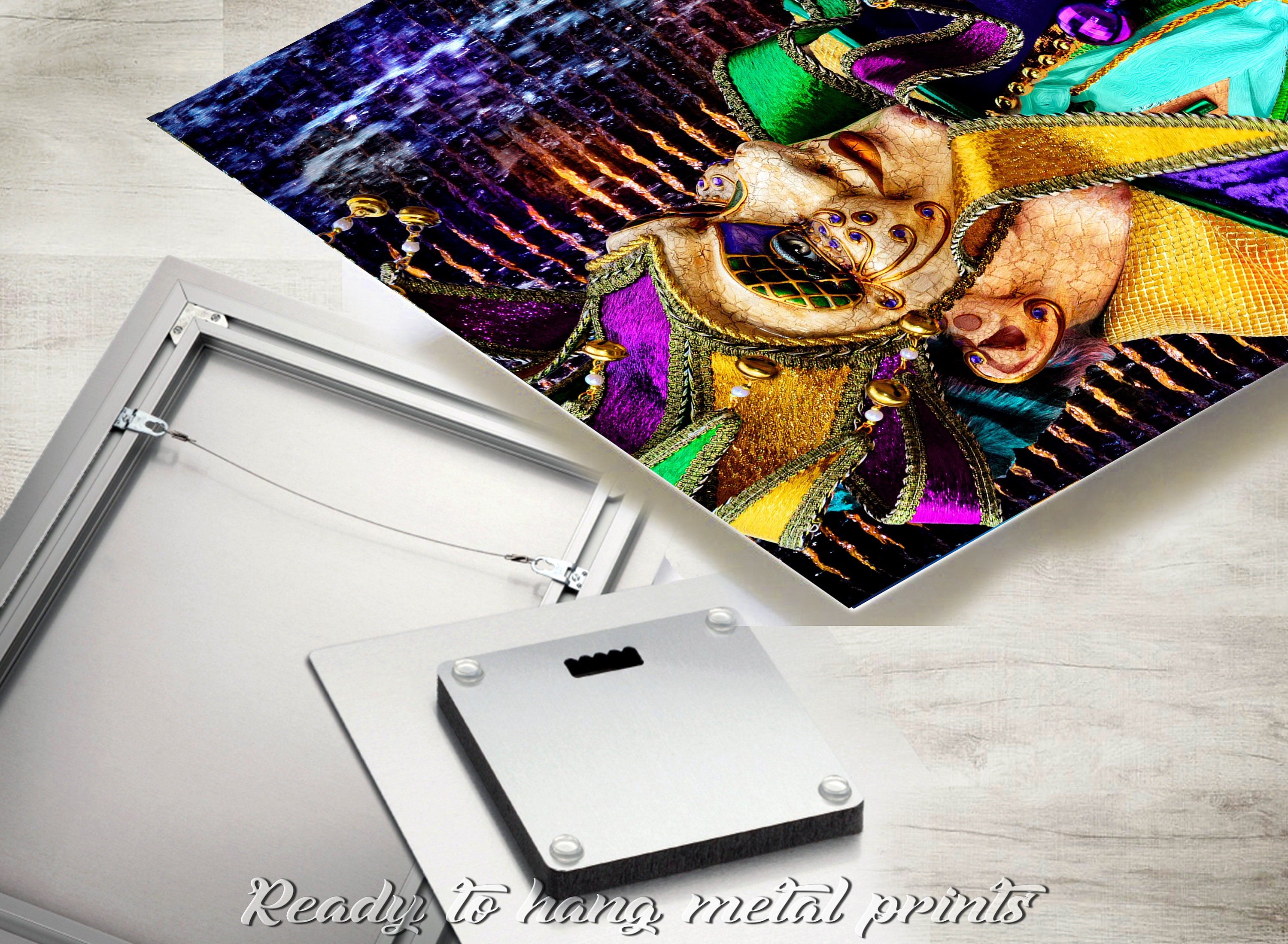 Colorful Court Jester Joker Fool Mardi Gras Mask Carnivale Dark Gothic ...