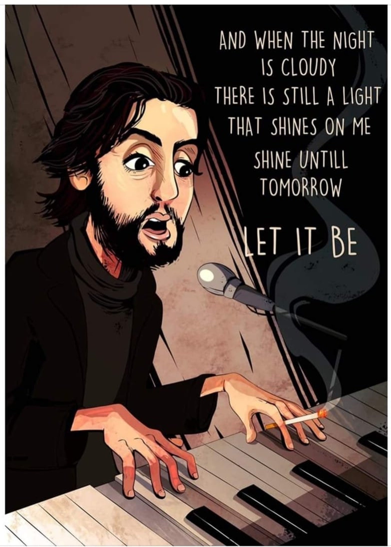 Let It Be 4x6 Print in Acrylic Magnetic Frame - Etsy