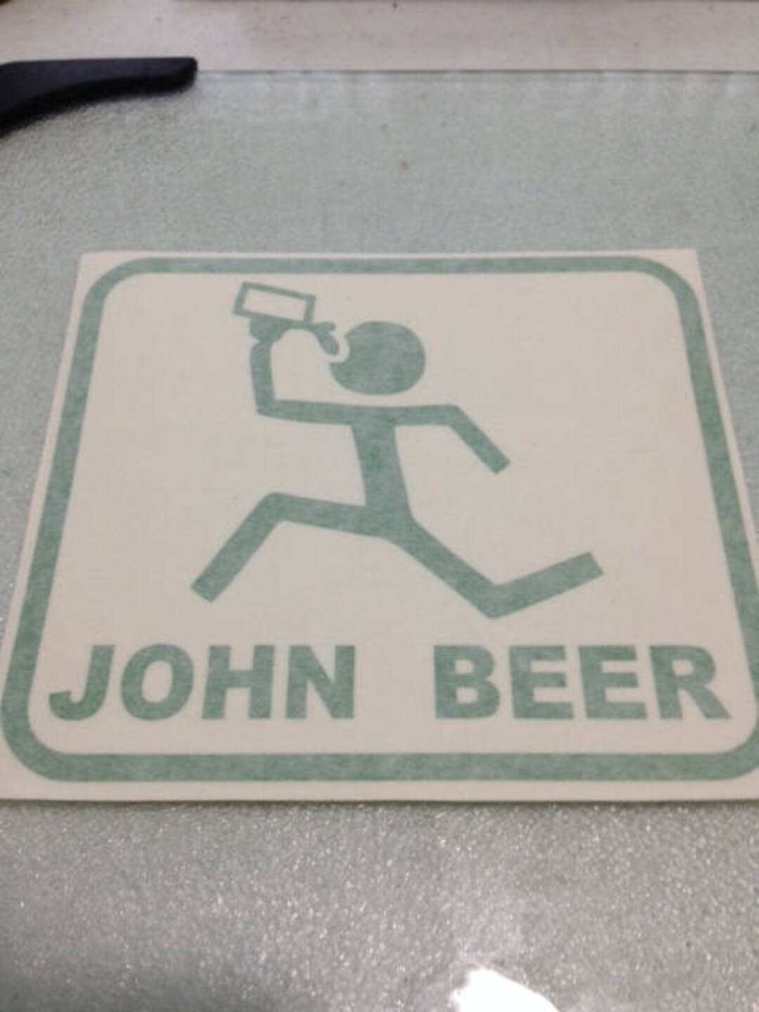 John Beer Vinyl Sticker in Green Measures 5 1/2 X 6 - Etsy