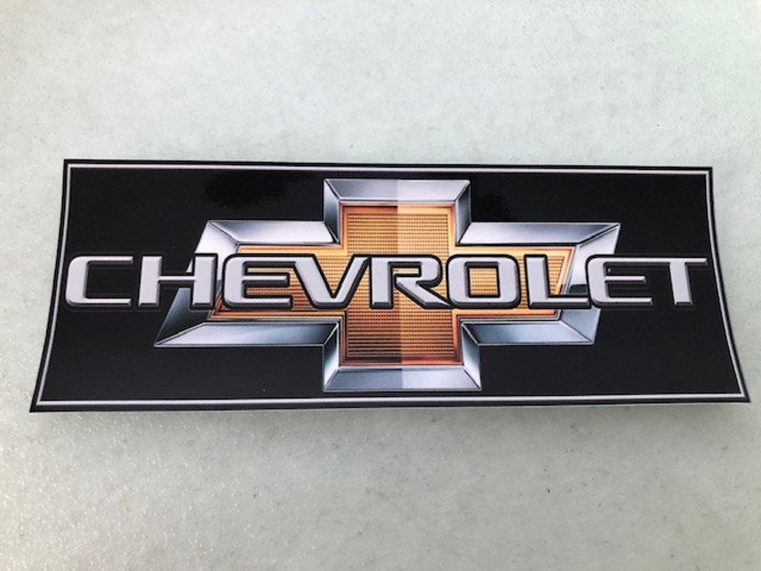 Chevrolet Vinyl Sticker - Etsy