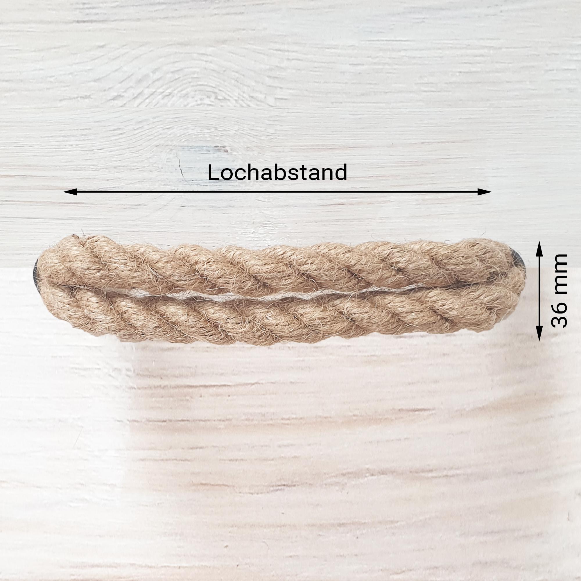 Maritime Furniture Handle Made of Jute Rope | Drawer Handle Made of ...
