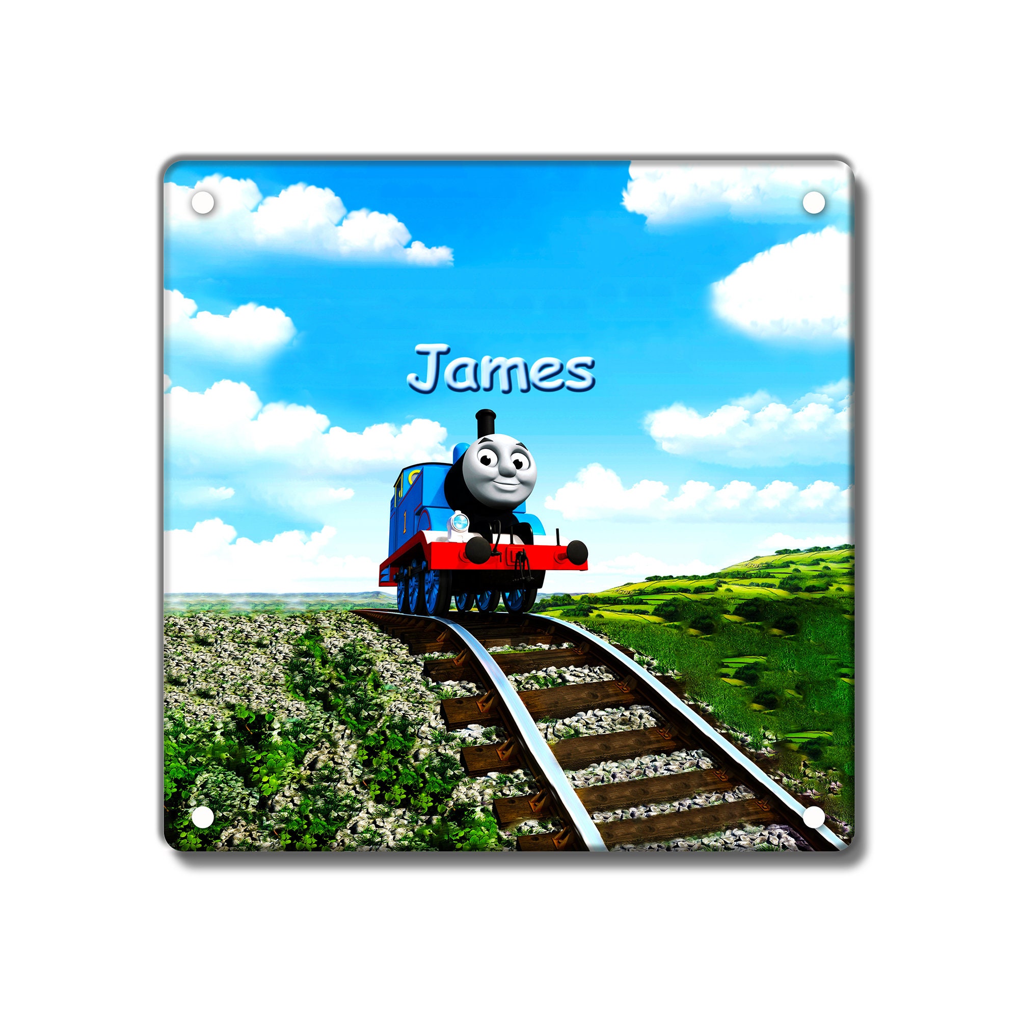 Thomas Tank Metal Sign Personalised Named 200 X 200mm 8 X 8 Inches - Etsy