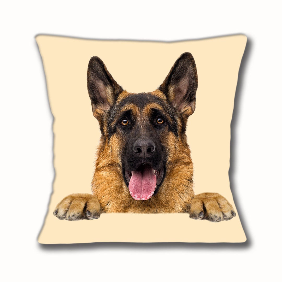 German Shepherd Cushion Cover Adult Dog 16 Inch 40cm - Etsy