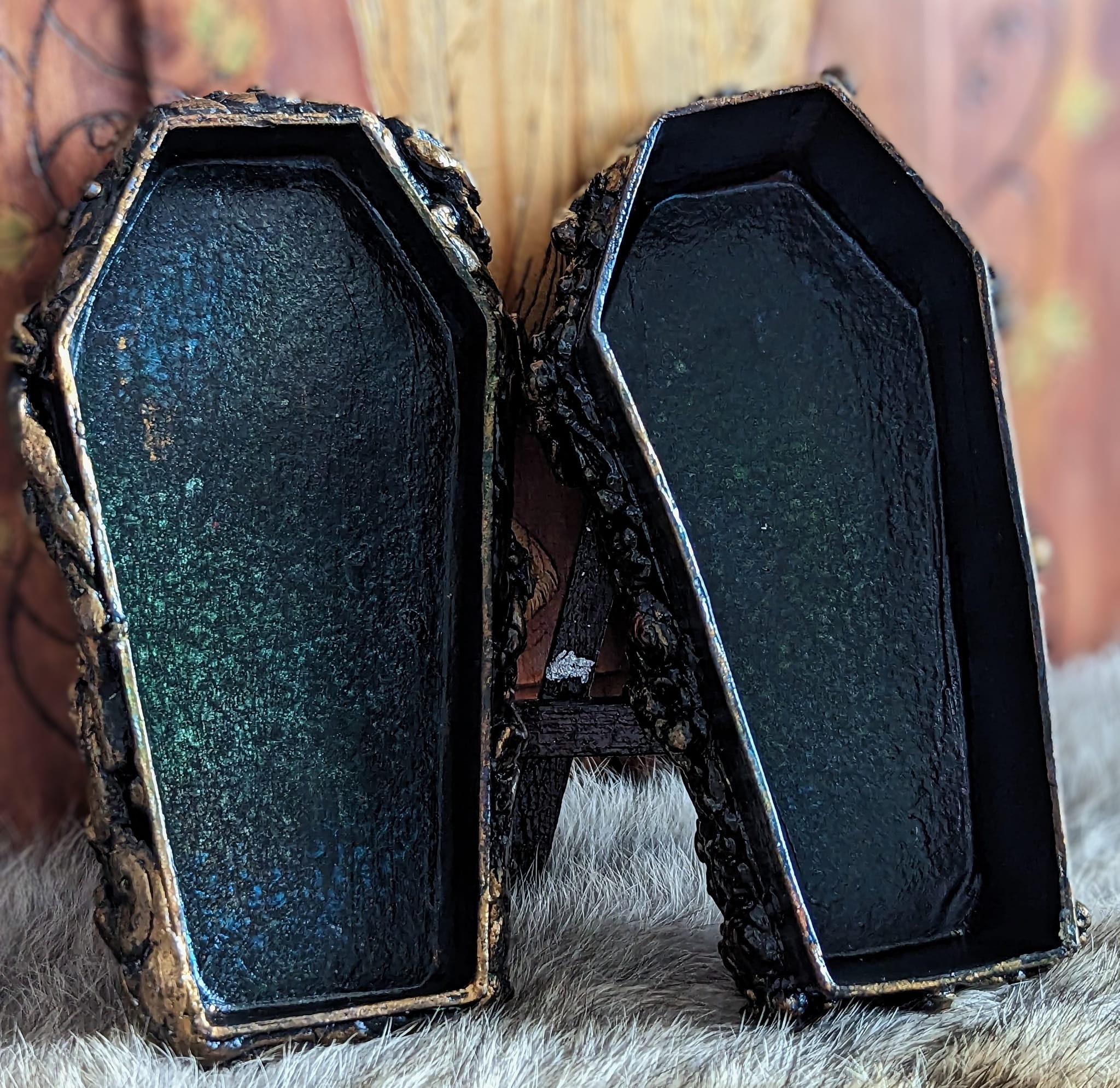 Gothic Coffin Box , Memento Mori, Funerary Box, Trinket Box. Handmade ...