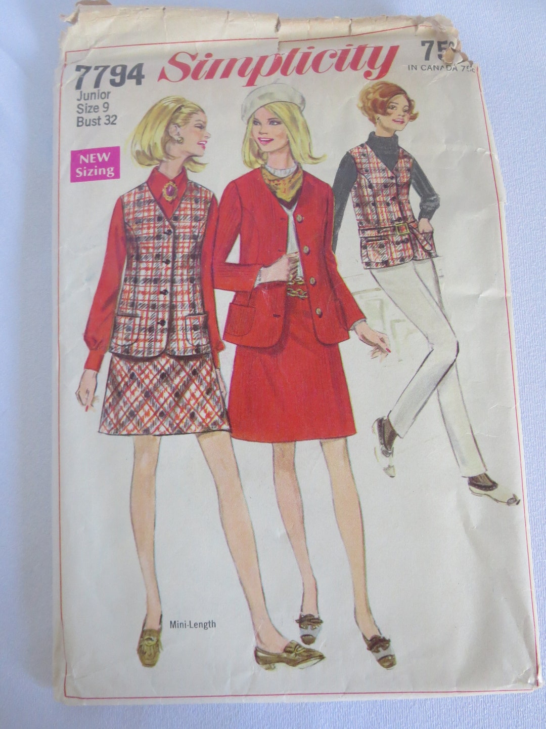 60s Pattern, 60s Skirt Pattern, Vintage Pattern, 60s Mini Skirt, 60s ...