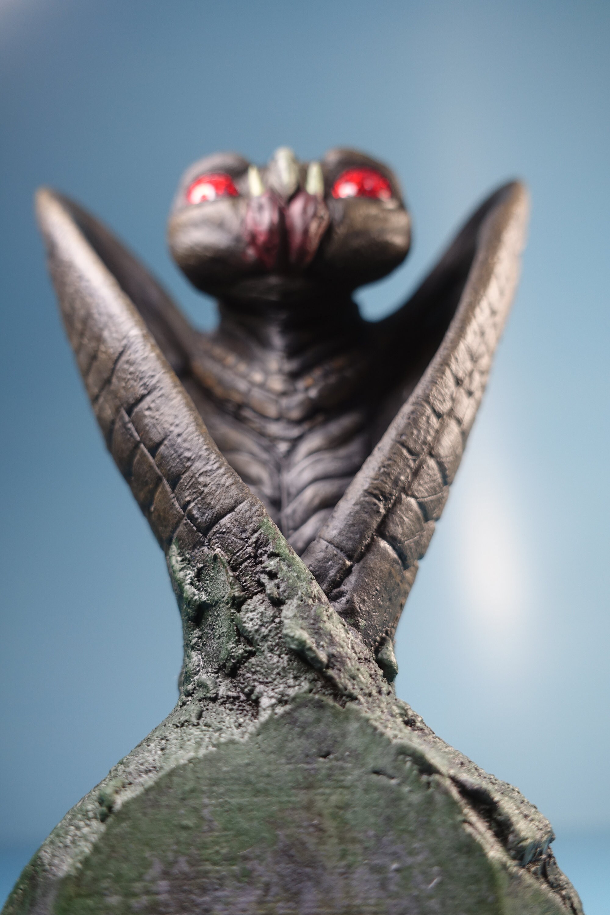 Mothman Resin Cast Sculpture Etsy