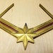 Captain Marvel Star Chest Emblem - Etsy
