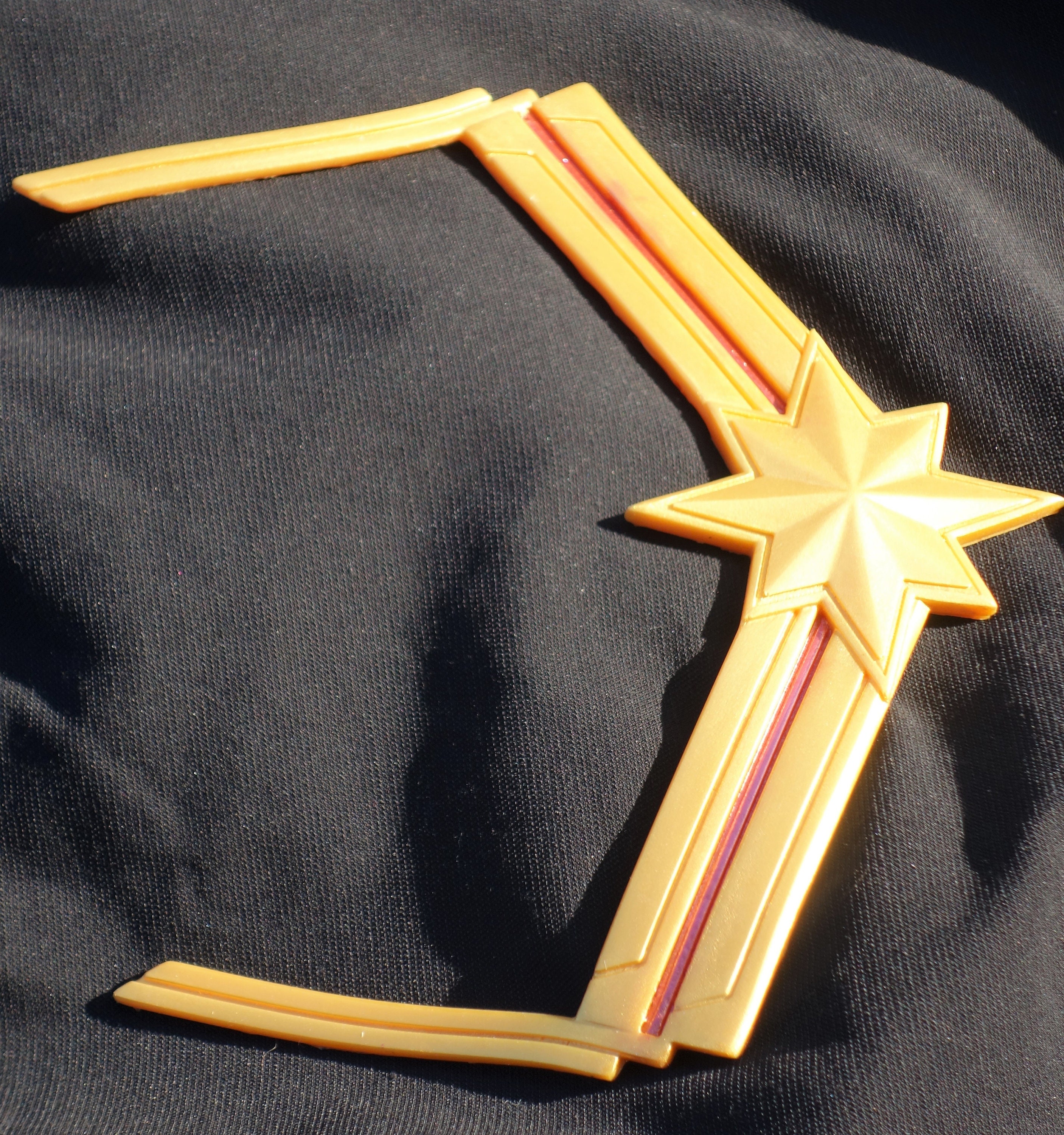 Captain Marvel Star Chest Emblem | Etsy