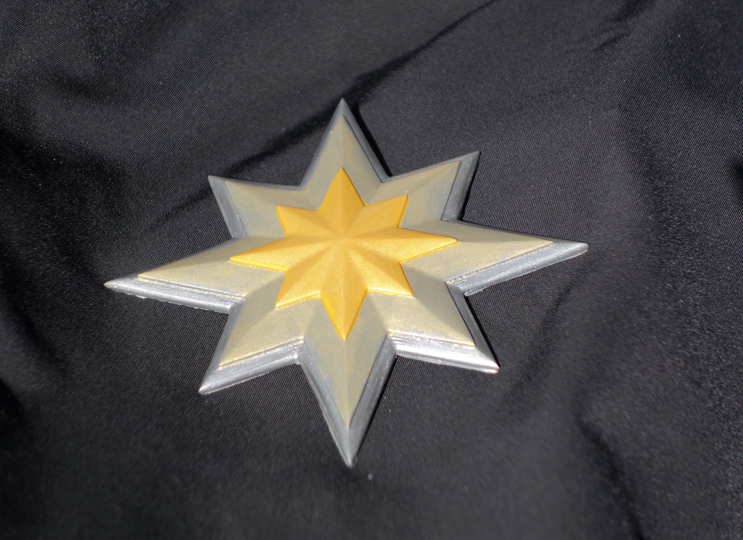 Captain Marvel Yon-rogg Jude Law Star Chest Emblem | Etsy