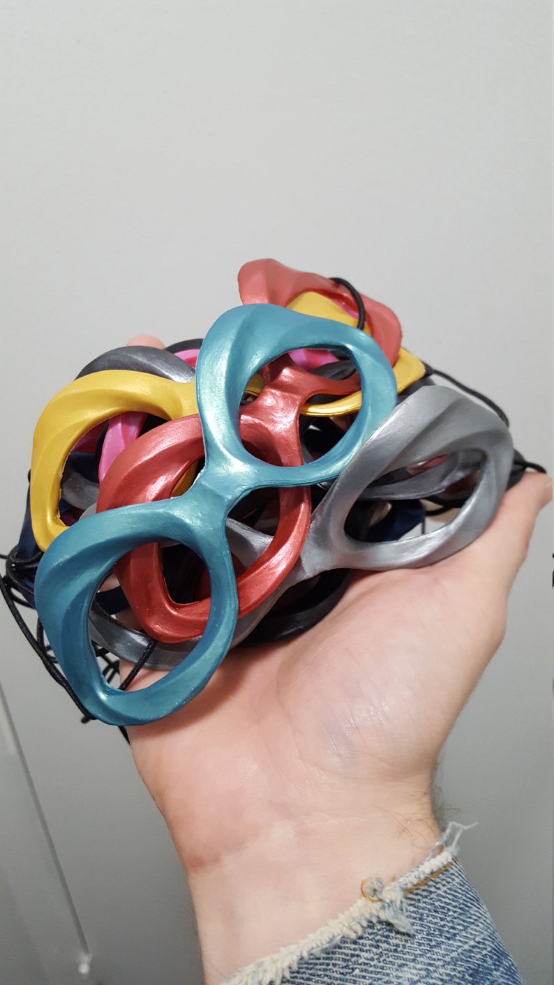 Rubber Superhero Mask // Domino Mask // Uzumaski | Etsy