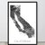 Mount Fuji Print, Mt. Fuji Japan Poster, Fuji Topographic Map, Contour ...