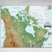 Canada Map With Pins Push Pin Travel Map for Canada Map of - Etsy