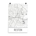 Reston Map, Reston VA Art, Reston Print, Reston Virginia Art Poster ...