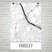 Yardley Map Yardley Art Yardley Print Yardley PA Poster - Etsy