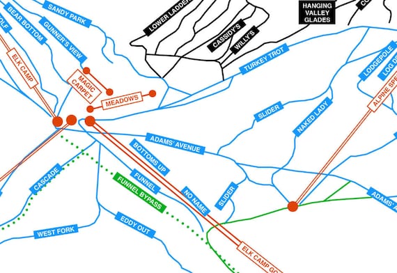 Snowmass Mountain Map Snowmass Village | WE Cycle