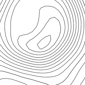 Xitle Volcano Print, Mexico City Mexico Poster, Mexico Topographic Map ...