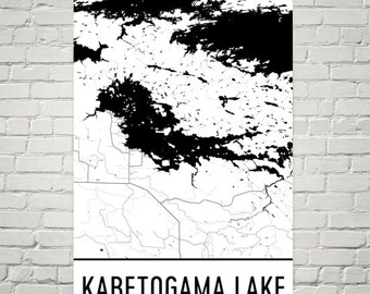 Lake Kabetogama Map | Etsy