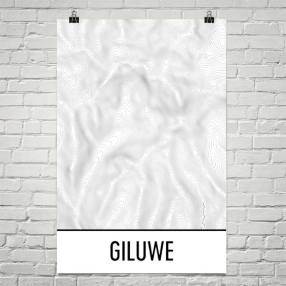 Mount Giluwe Print Mt. Giluwe Papua New Guinea Poster Giluwe | Etsy