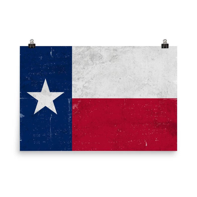 Texas Flag Texas Flag Art Texas State Texas Flag Wall Art - Etsy